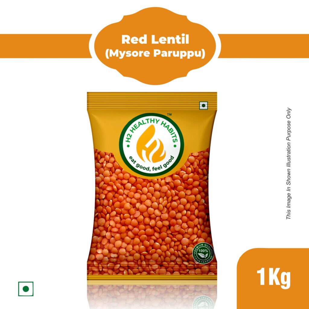 Red lentil / Mysore paruppu (1 Kg) – h2healthyhabits