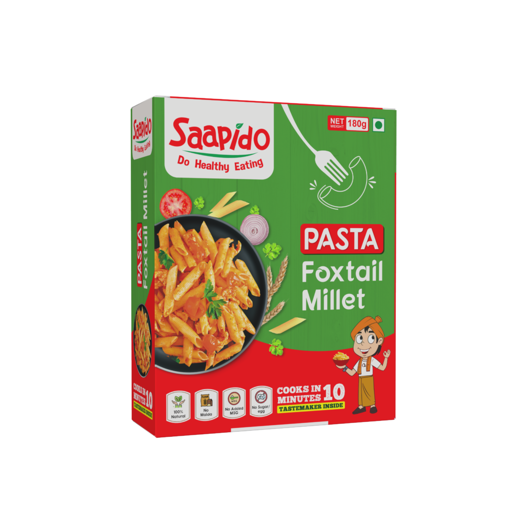 Foxtail Millet Pasta (Masala) – 200g – h2healthyhabits