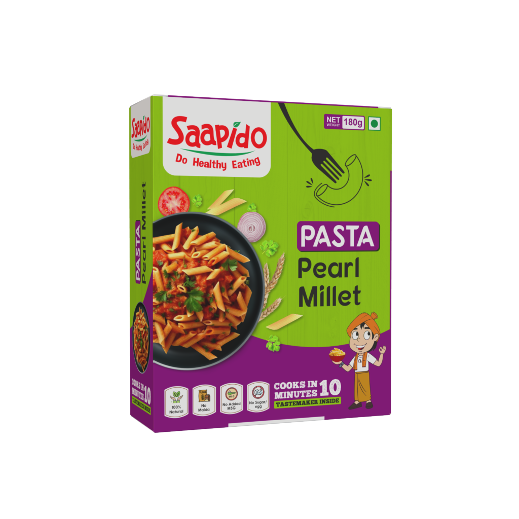 Pearl Millet Pasta (Masala) – 200g – h2healthyhabits