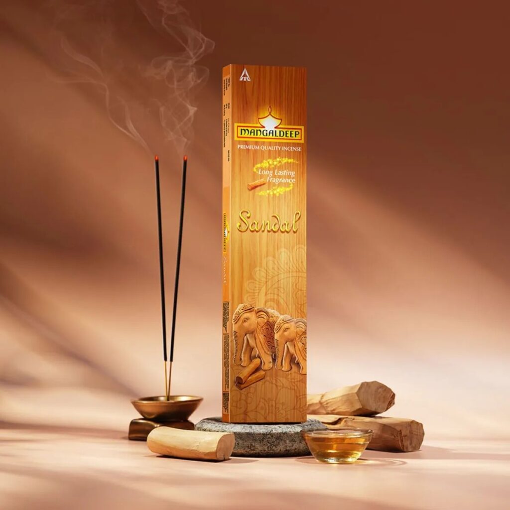 Mangaldeep Sandal Incense Sticks / Agarbatti – h2healthyhabits