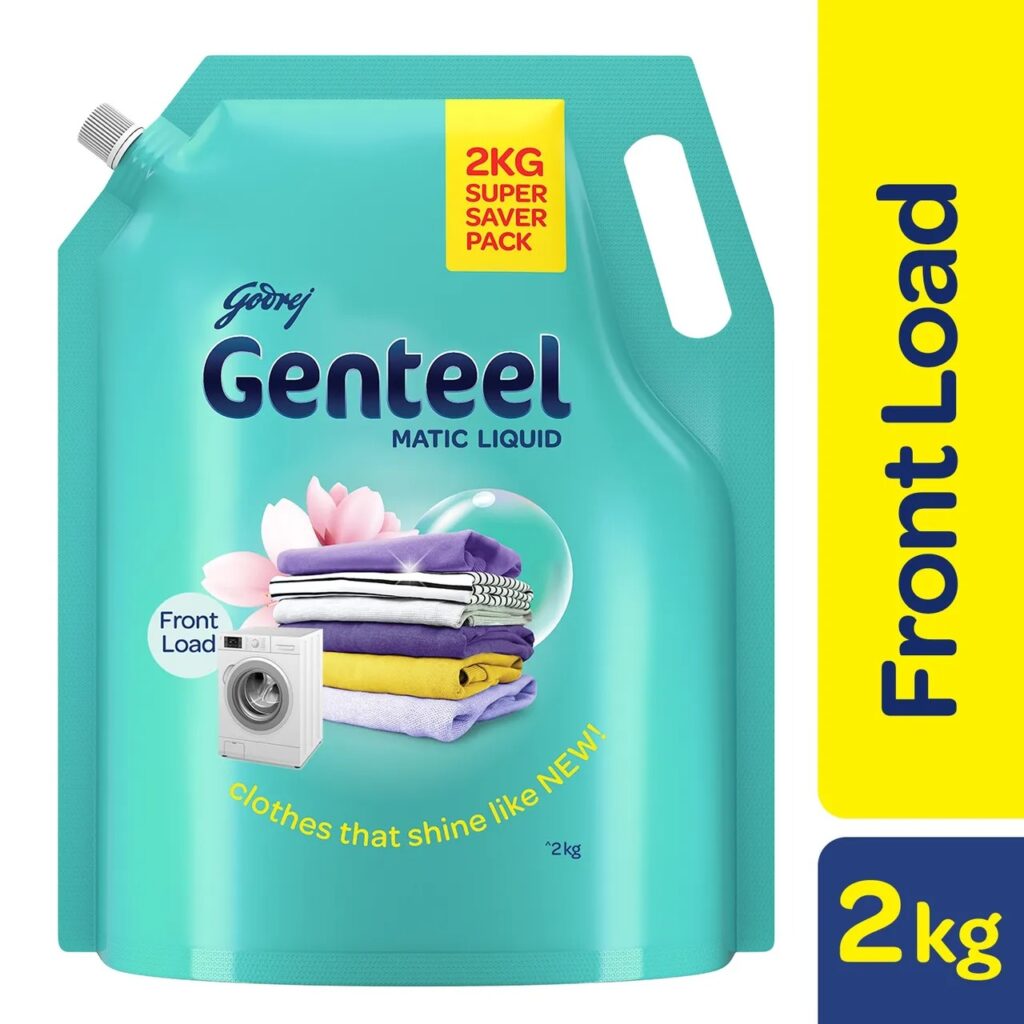 Godrej Genteel Matic Liquid Detergent Refill Pouch For Front Load ...