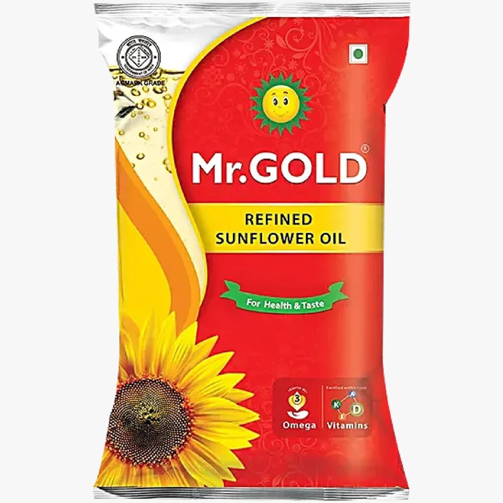 Mr. Gold Refined Sunflower Oil 1 L – h2healthyhabits